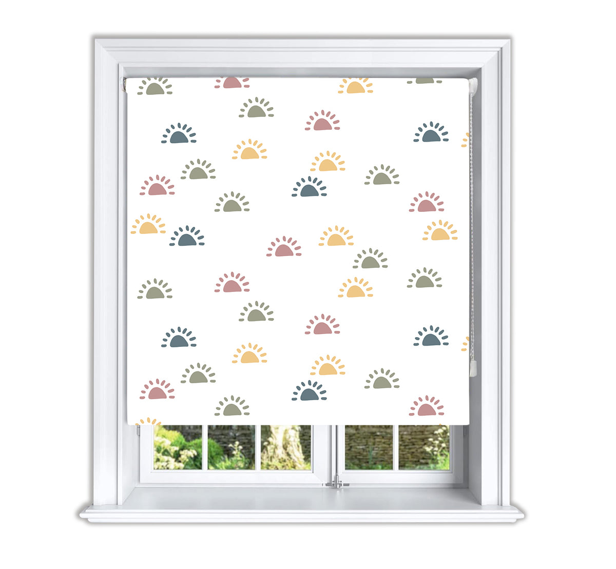 Scandinavian Sun Blackout Roller Blinds Windows Blind Easy Fit Child S